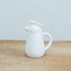 Stoneware Chicken Mini Pitcher – 80AcreMarket.com